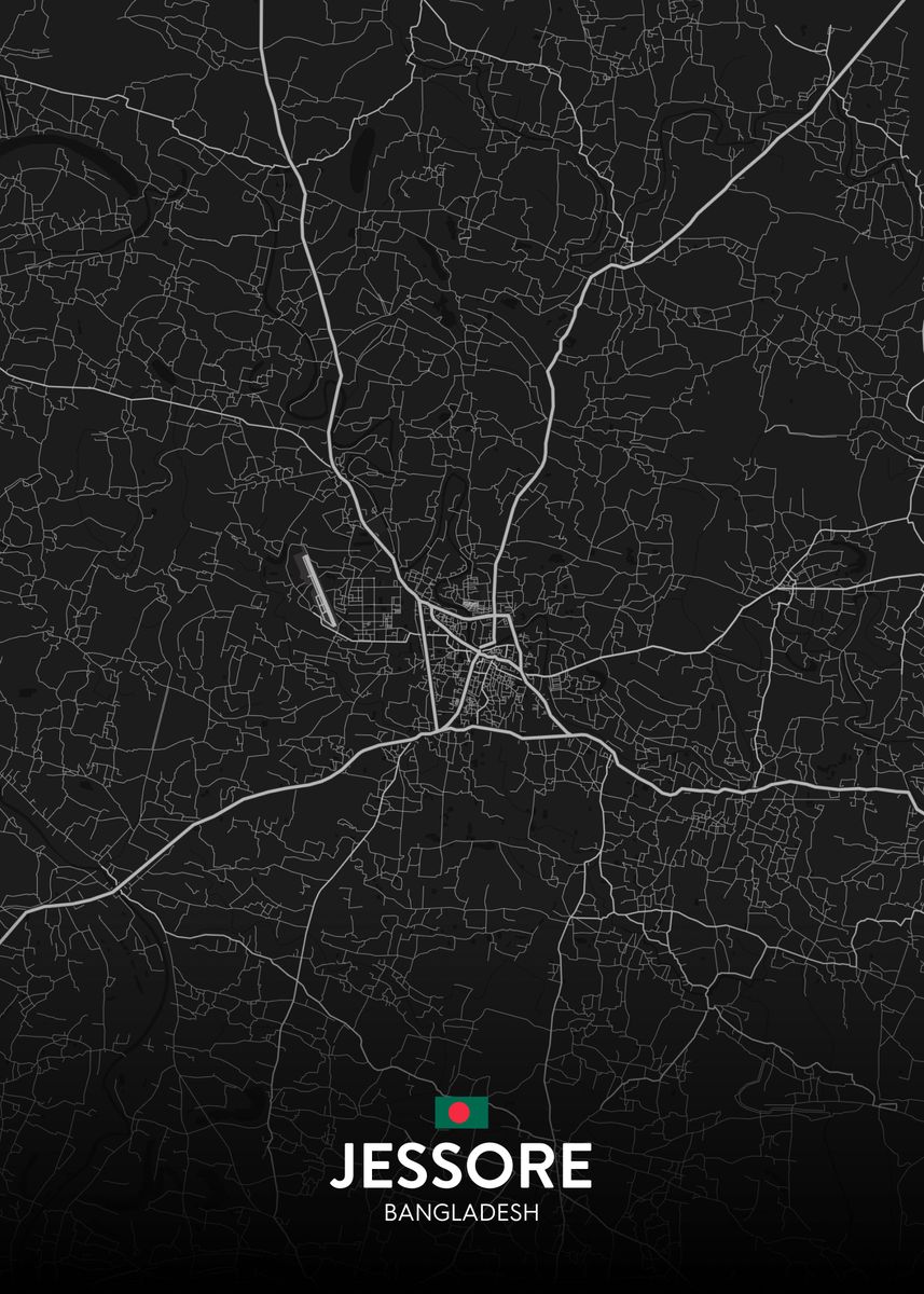 'Jessore BD' Poster, picture, metal print, paint by IMR Designs | Displate