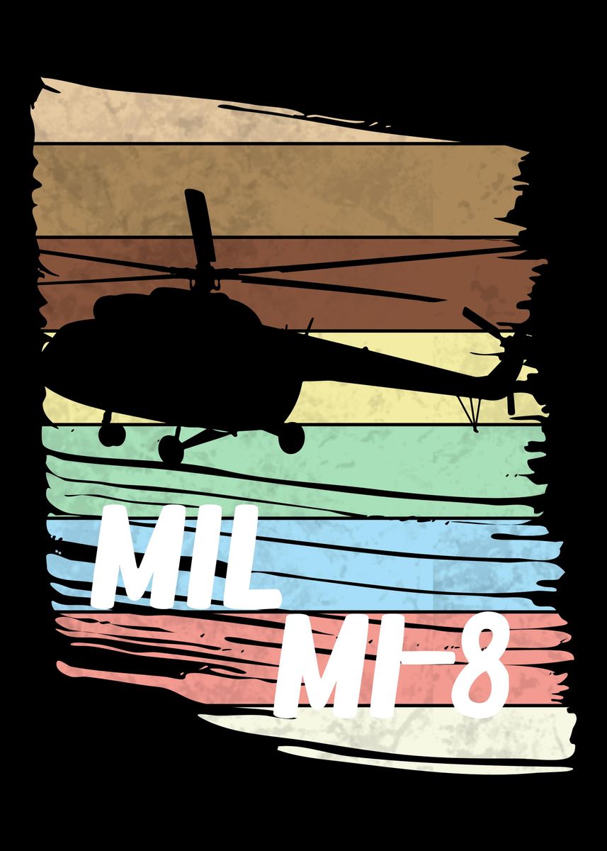 'Helicopter Pilot' Poster, picture, metal print, paint by CrazySquirrel ...