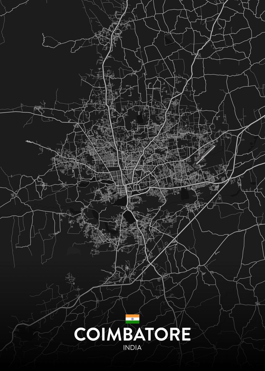 'Coimbatore IN' Poster by IMR Designs | Displate