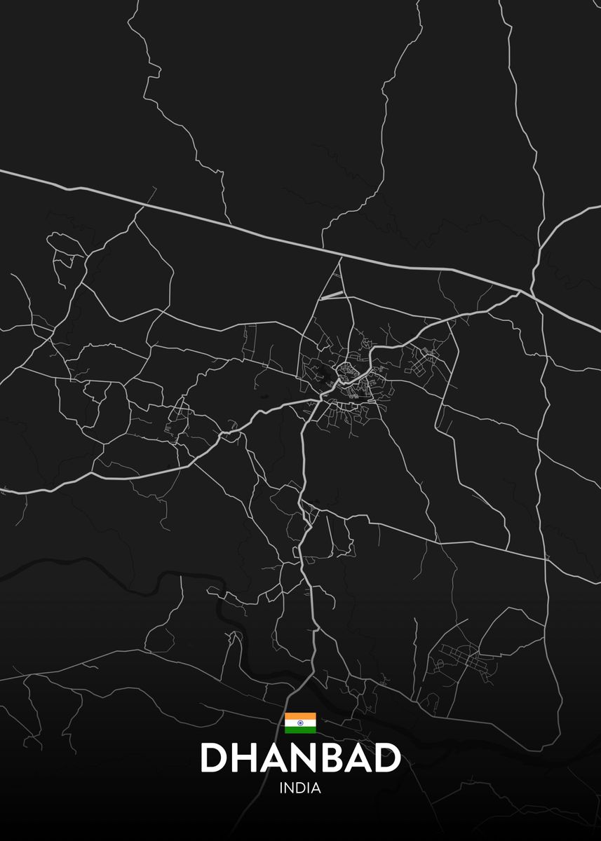 'Dhanbad IN' Poster by IMR Designs | Displate