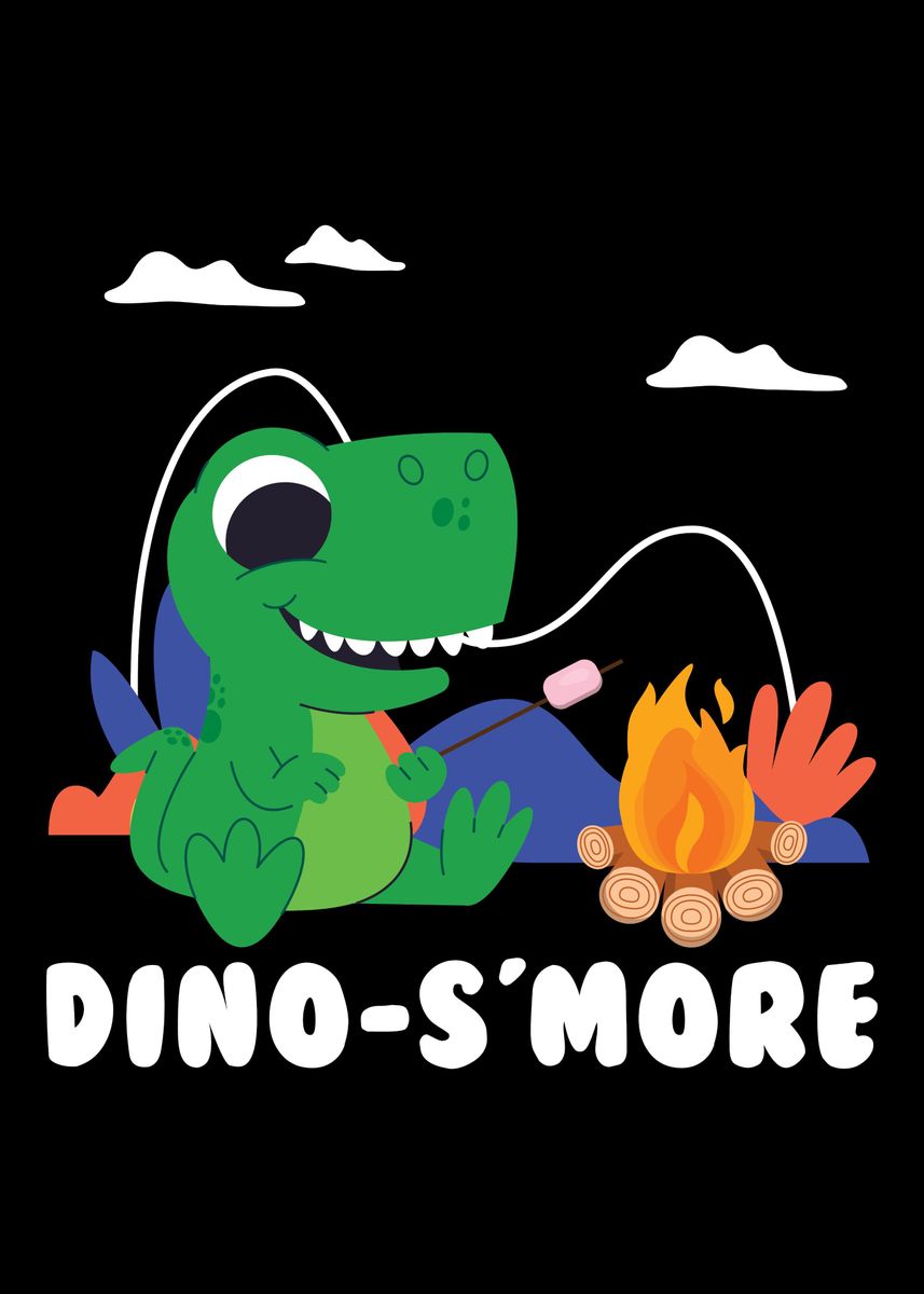 'Camping Smores Smore' Poster, picture, metal print, paint by ...