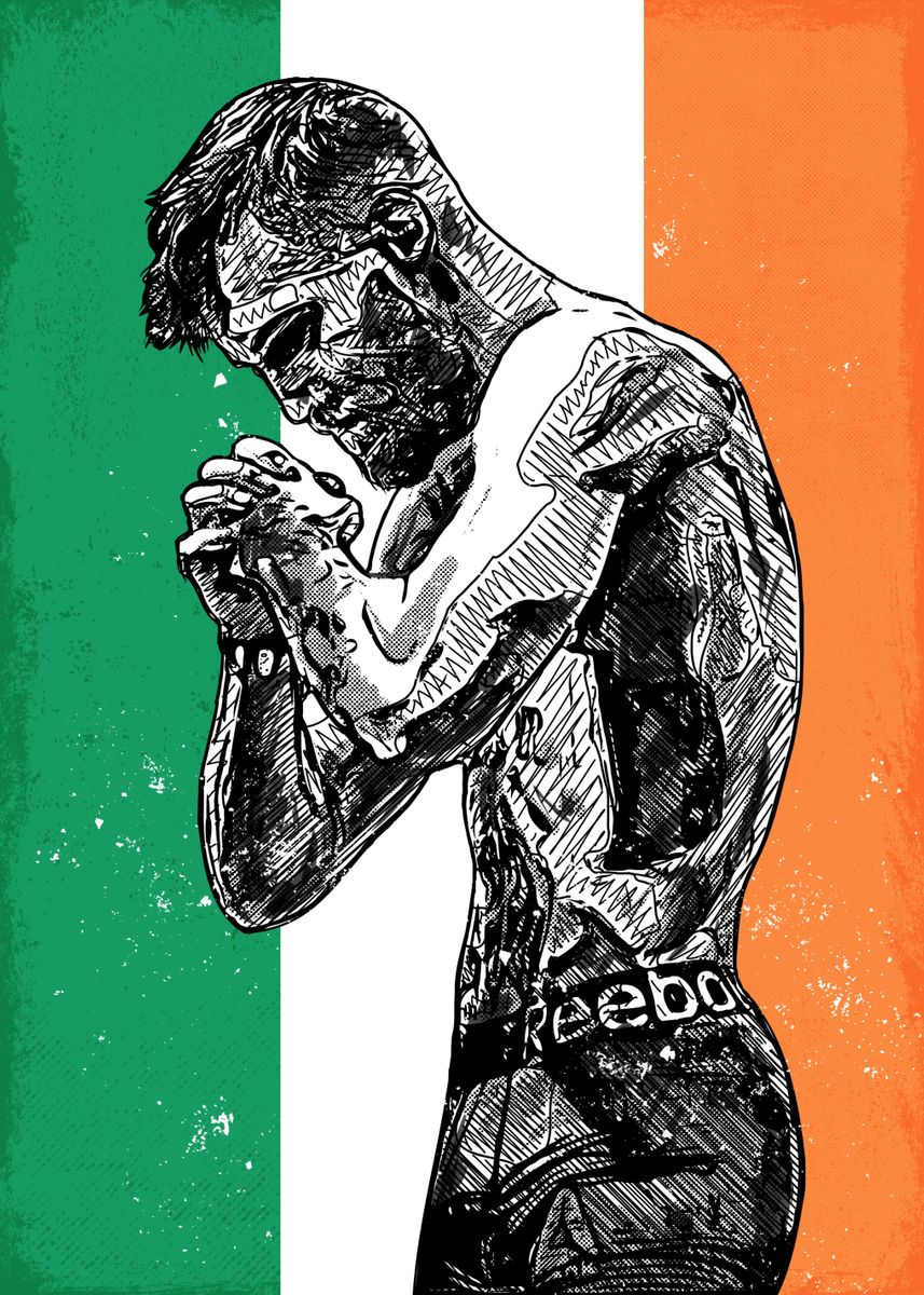 'IRISH FIGHTER' Poster, picture, metal print, paint by Sumox Studio ...