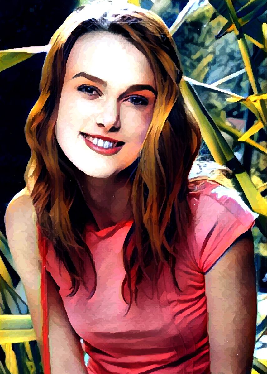 'Beauty The Keira Knightley' Poster by Rozi Art | Displate