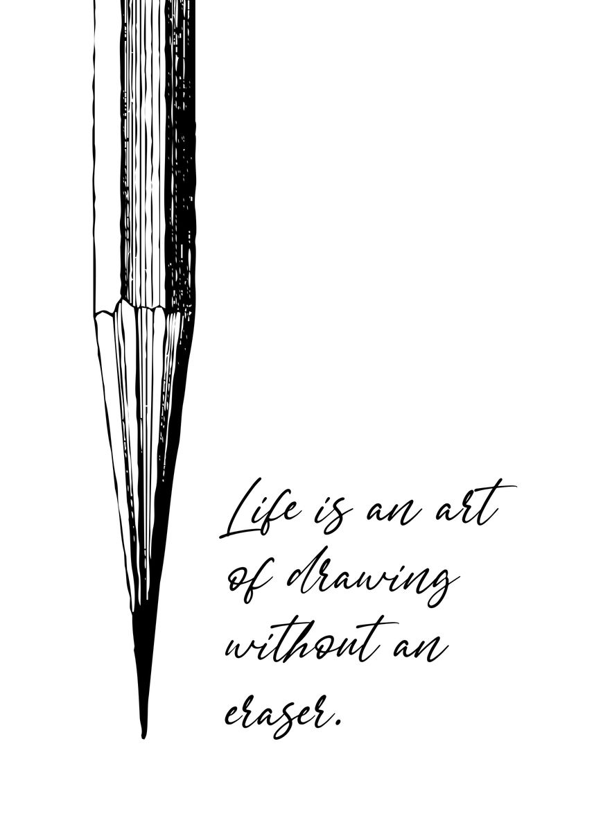 'Just Keep Drawing' Poster by ABConcepts | Displate