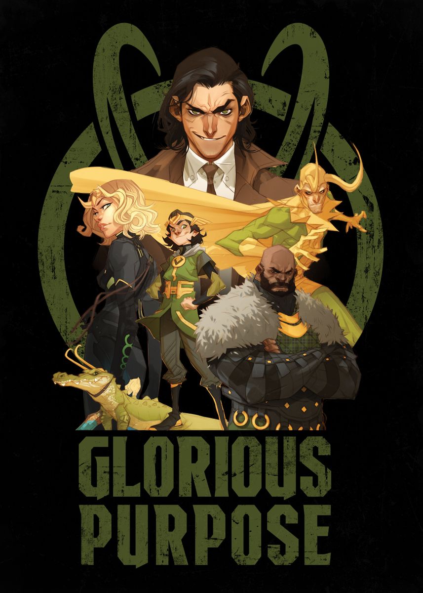 'Glorious Purpose' Poster, picture, metal print, paint by Marvel | Displate