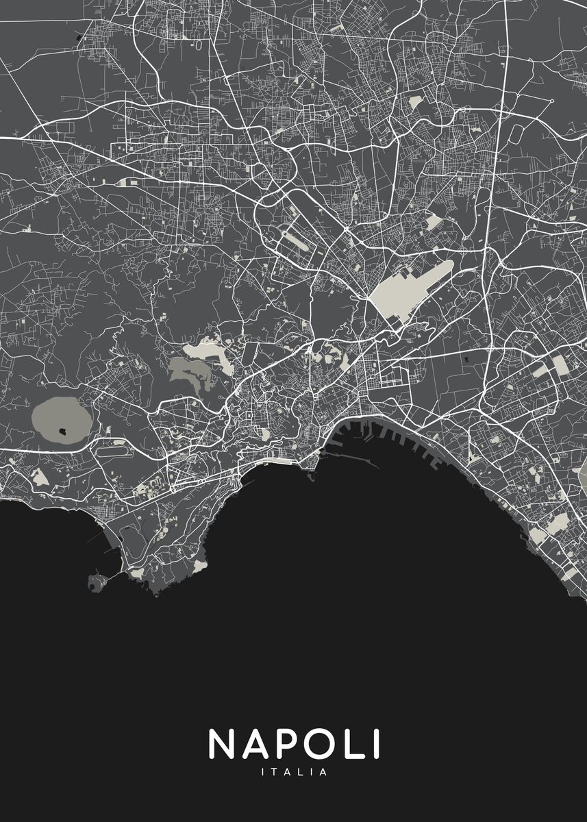 'Napoli' Poster by mapsies | Displate