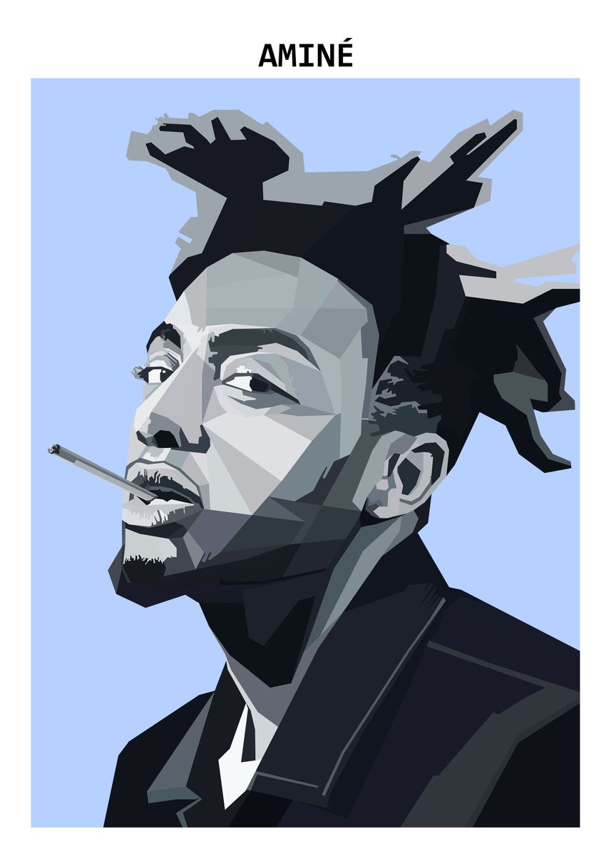 'Amine rapper' Poster, picture, metal print, paint by NGUYEN DINH LONG ...