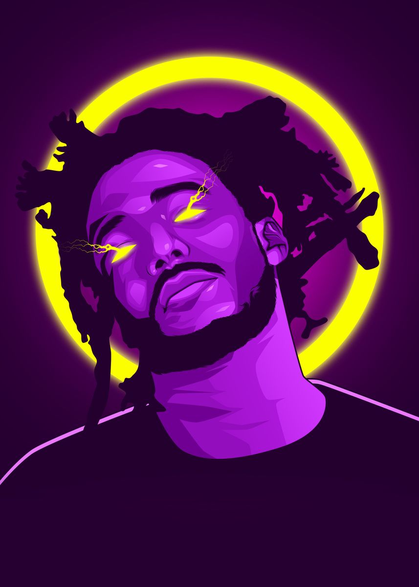 'Mozzy Rapper' Poster, picture, metal print, paint by Colorize Studio ...