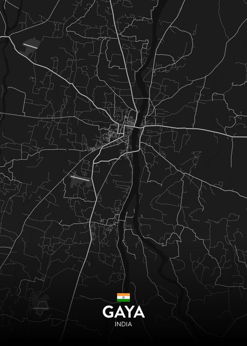 'Gaya IN' Poster, picture, metal print, paint by IMR Designs | Displate