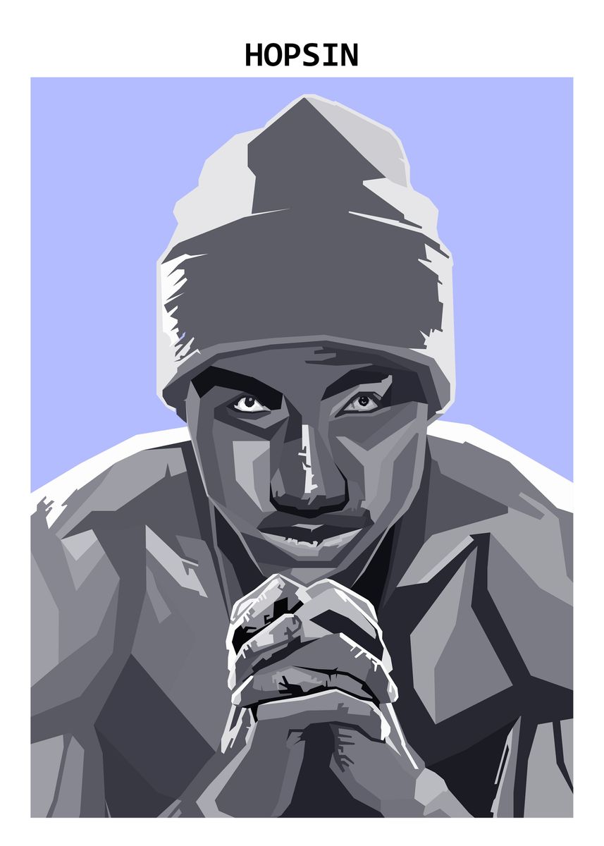 'Hopsin Rapper' Poster, picture, metal print, paint by NGUYEN DINH LONG ...