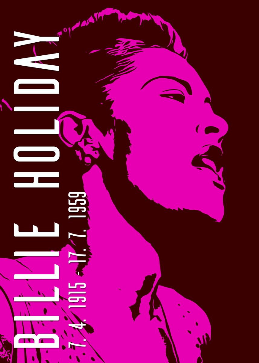 'Billie Holiday' Poster by Petra Rommelfanger | Displate