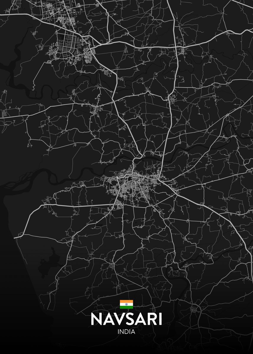 'Navsari IN' Poster by IMR Designs | Displate