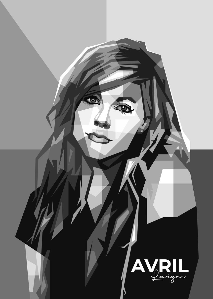 'Avril Lavigne' Poster by Dico Hendry Purnomo | Displate