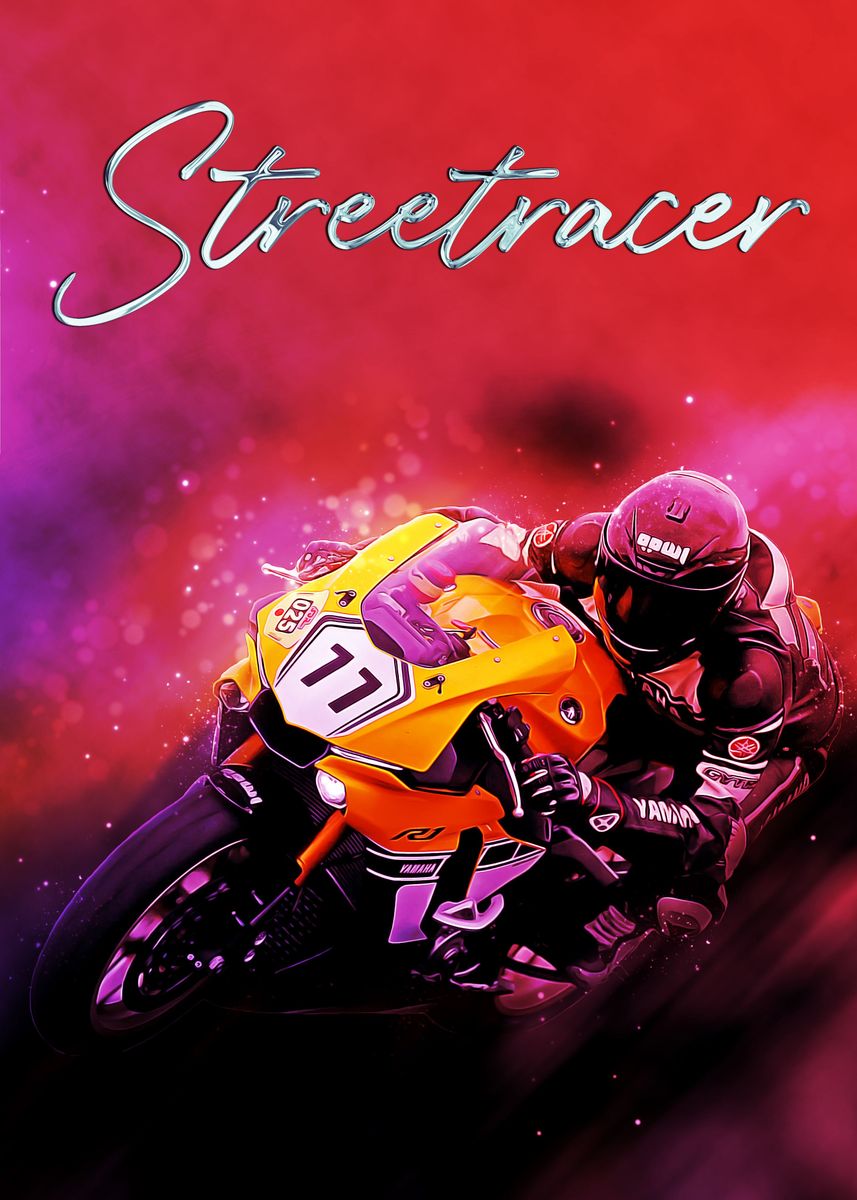 'Street racer 2' Poster, picture, metal print, paint by Petra ...