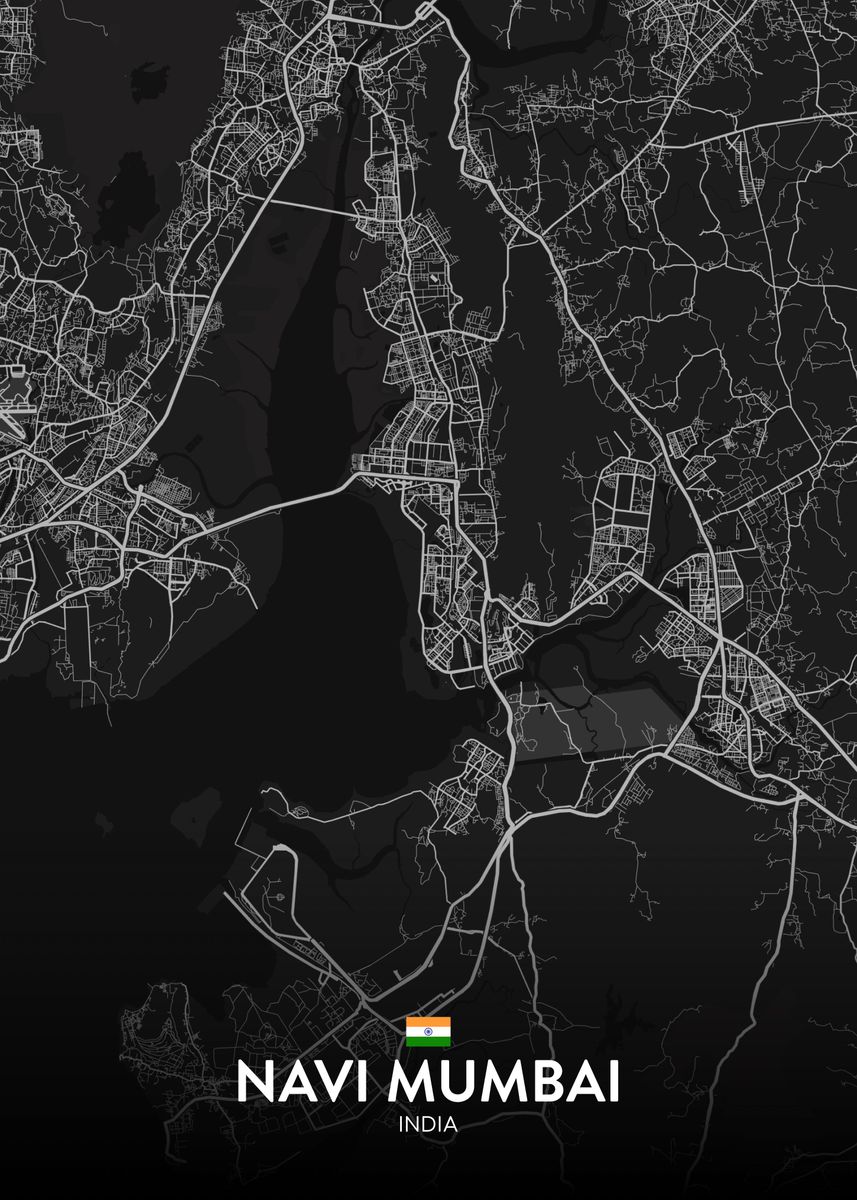 'Navi Mumbai IN' Poster by IMR Designs | Displate