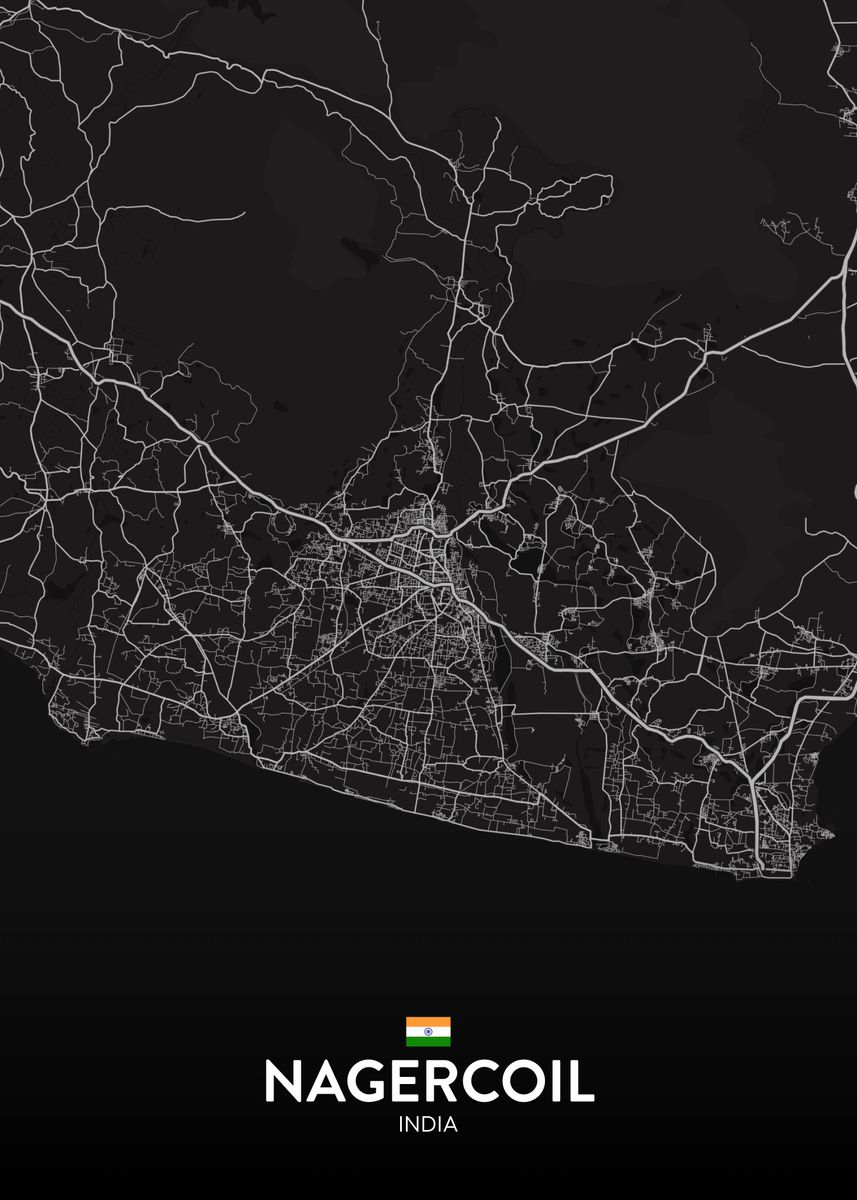 'Nagercoil IN' Poster by IMR Designs | Displate