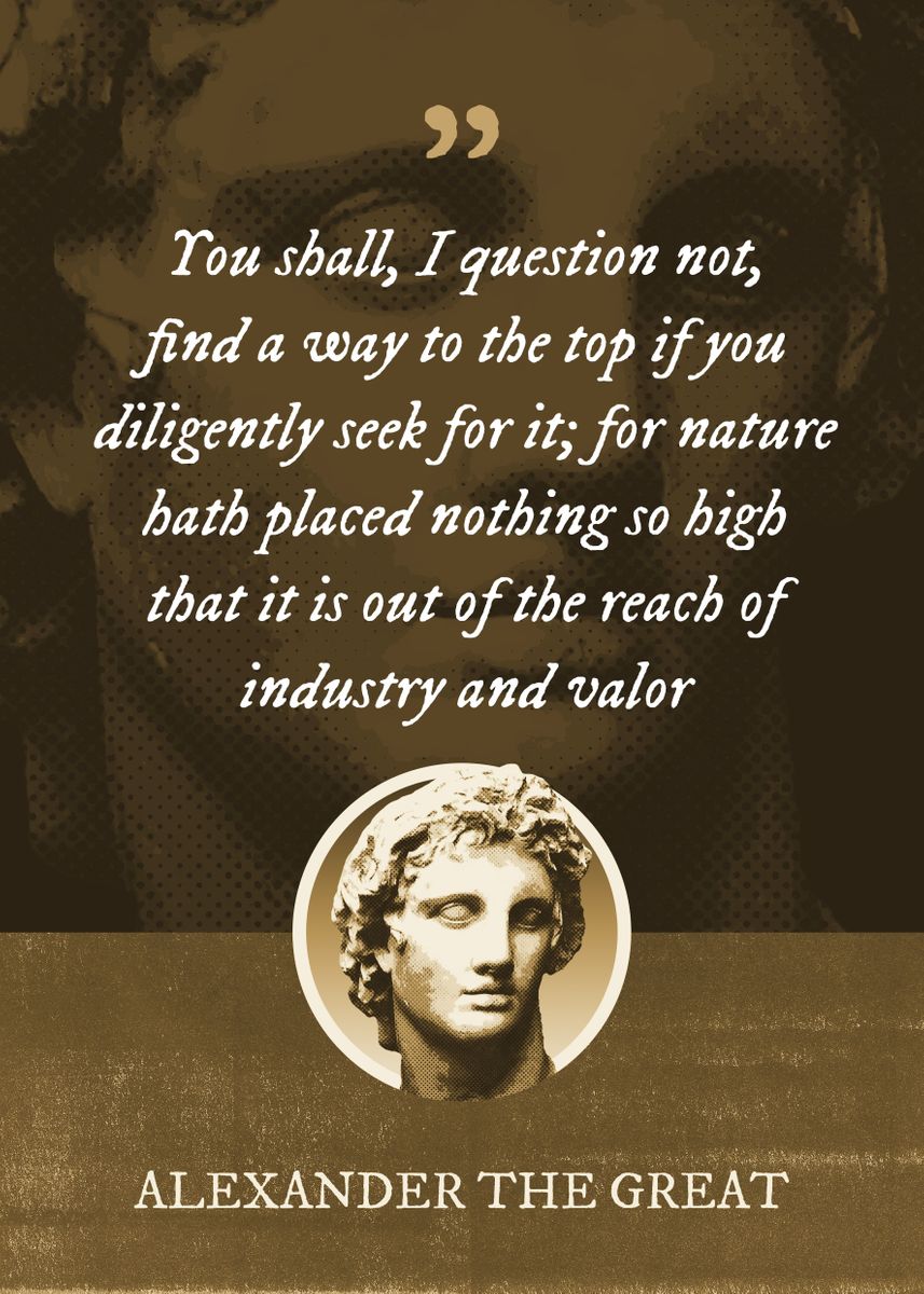 'You shall I question not' Poster, picture, metal print, paint by ...