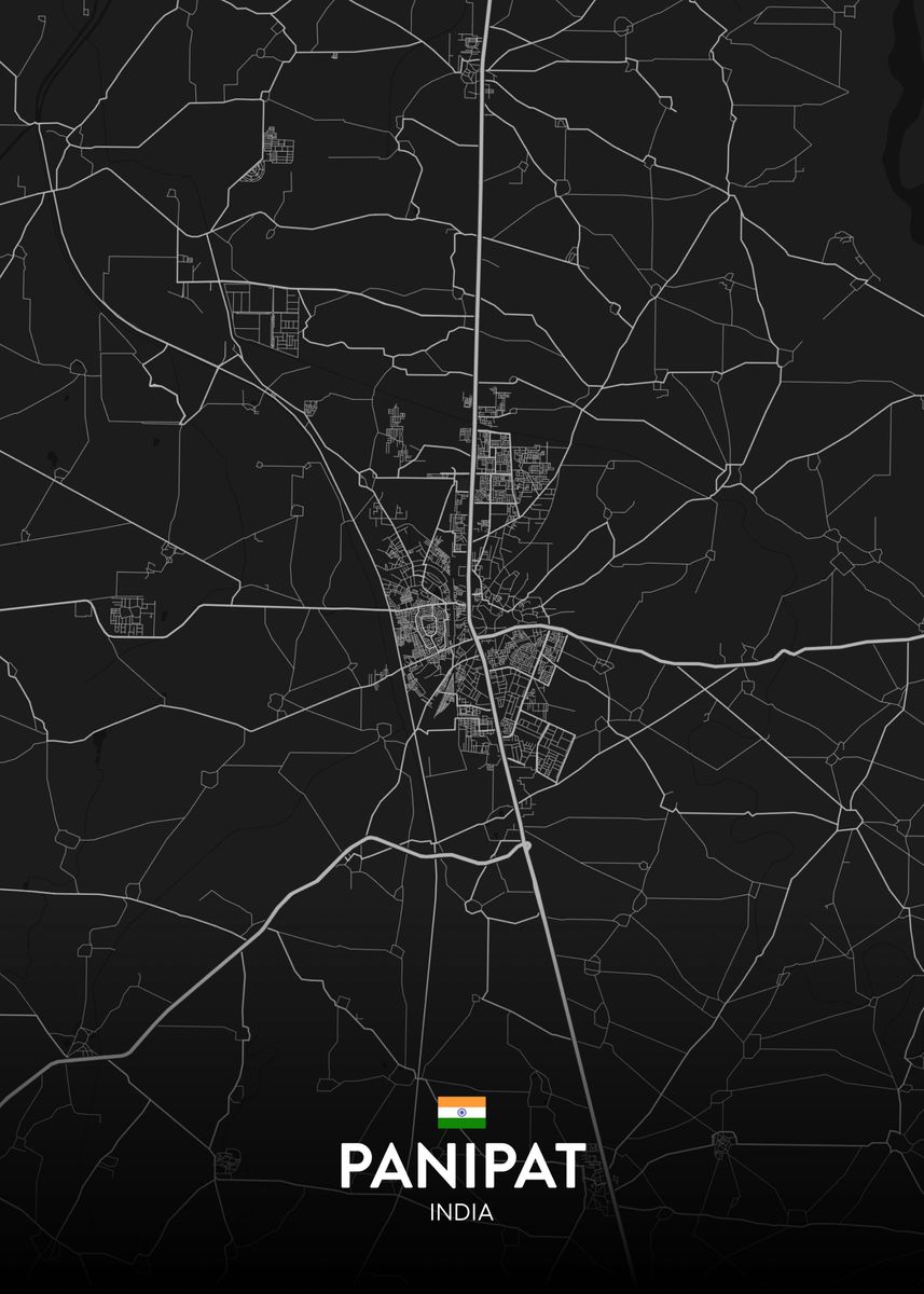 'Panipat IN' Poster, picture, metal print, paint by IMR Designs | Displate