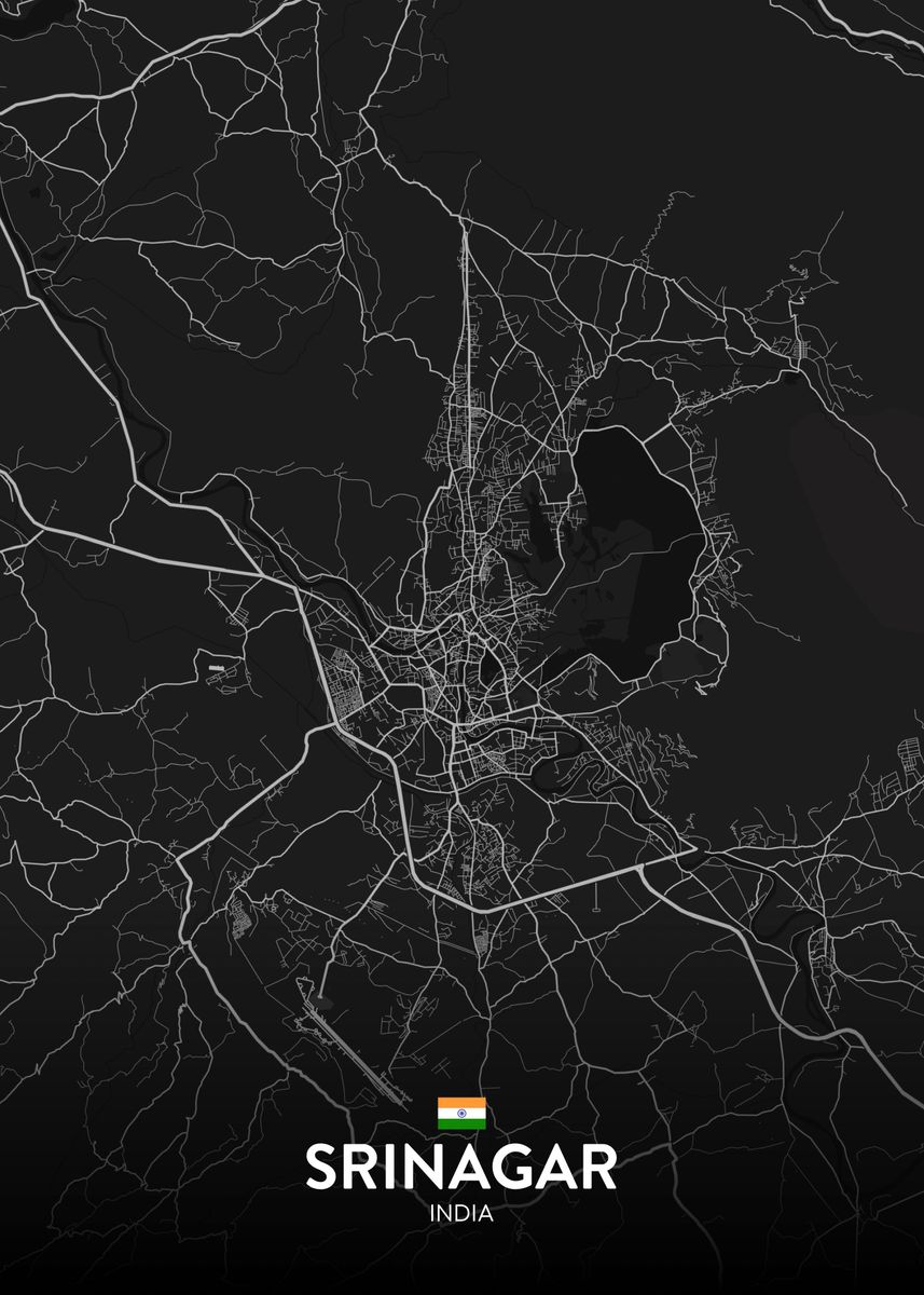 'Srinagar IN' Poster by IMR Designs | Displate