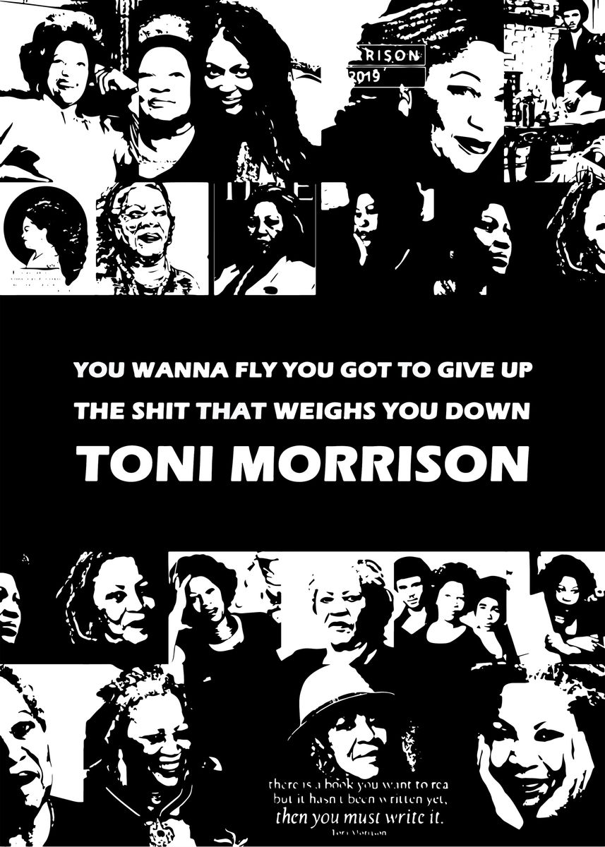 'Toni Morrison writer' Poster, picture, metal print, paint by Dinh Thi ...