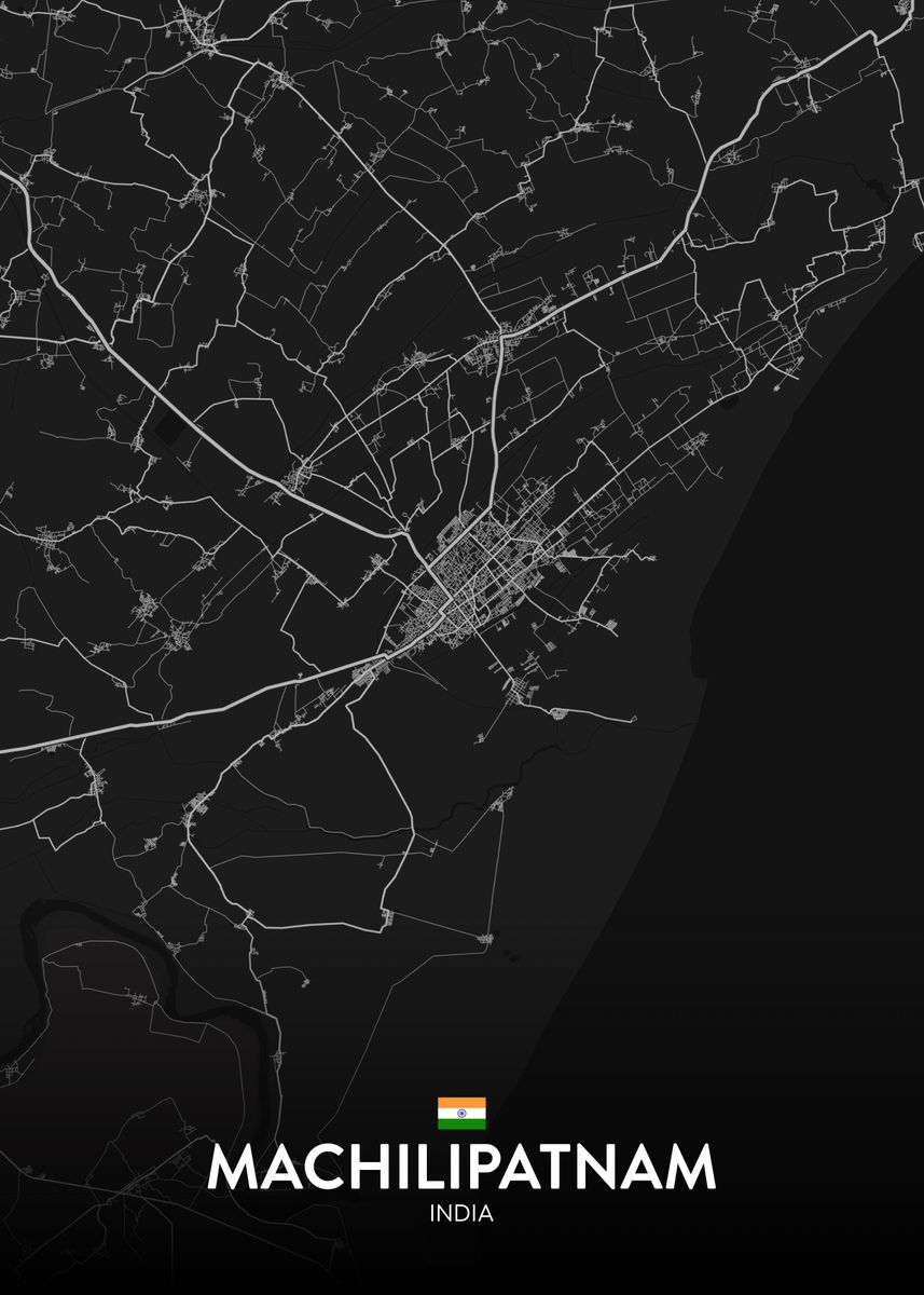 'Machilipatnam IN' Poster by IMR Designs | Displate