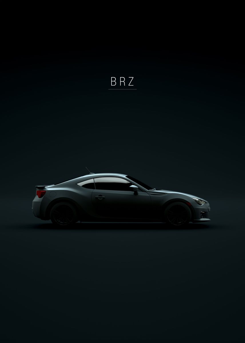 '2013 BRZ' Poster, picture, metal print, paint by 21 MXM | Displate
