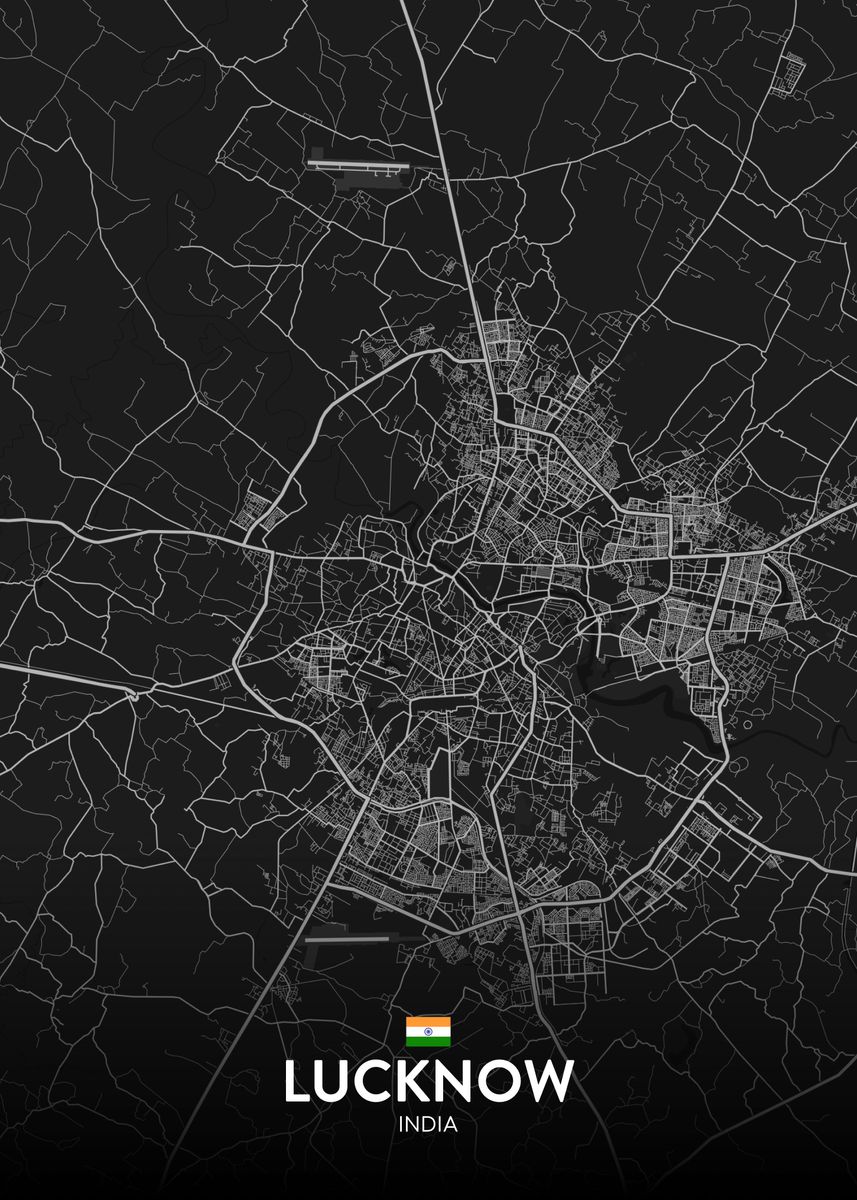 'Lucknow IN' Poster, picture, metal print, paint by IMR Designs | Displate