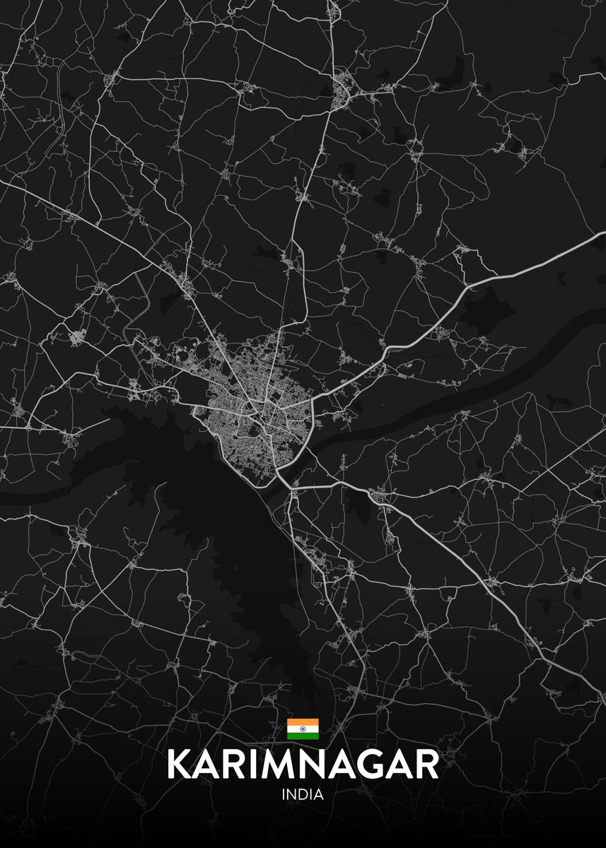 'Karimnagar IN' Poster by IMR Designs | Displate