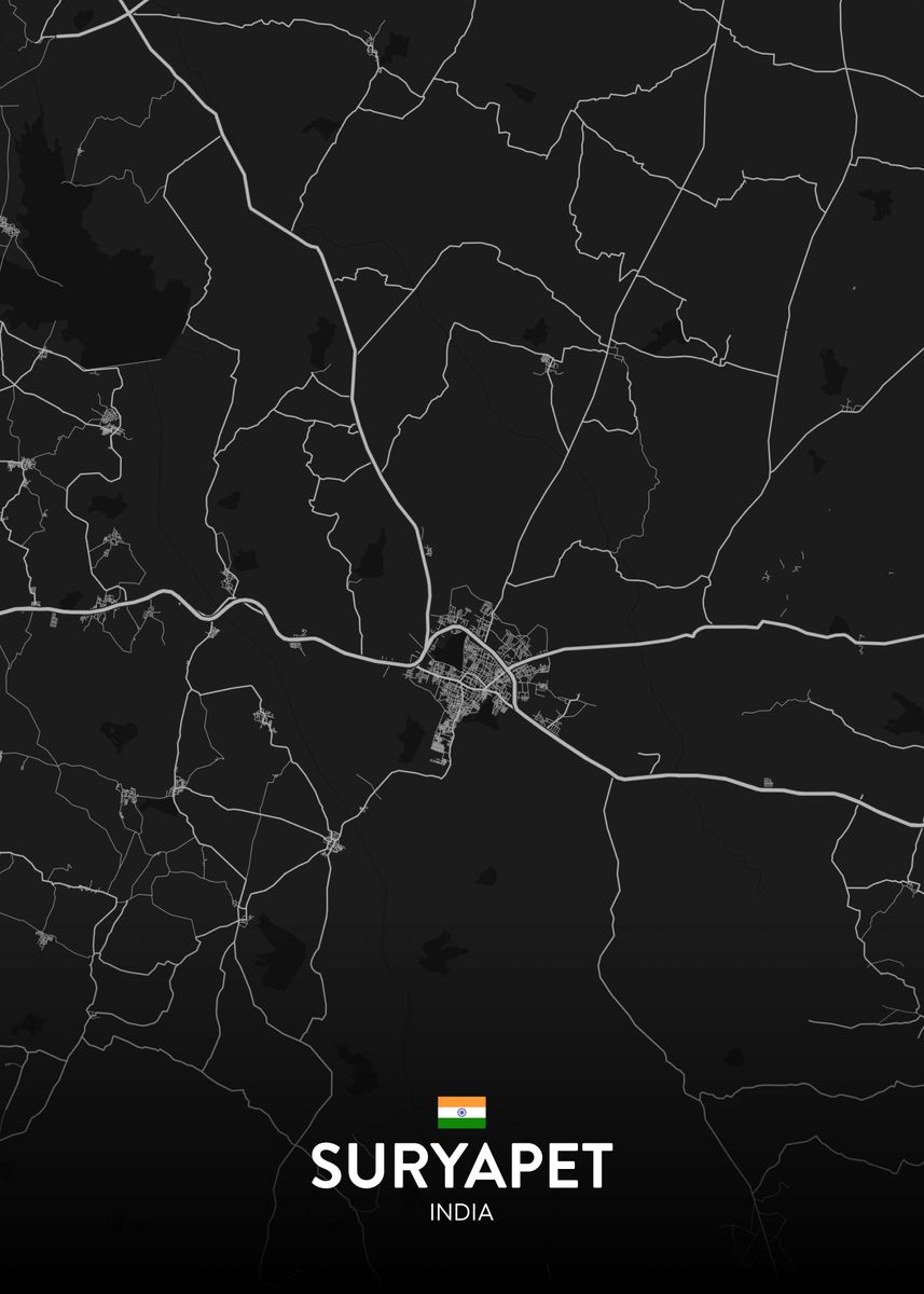 'Suryapet IN' Poster by IMR Designs | Displate