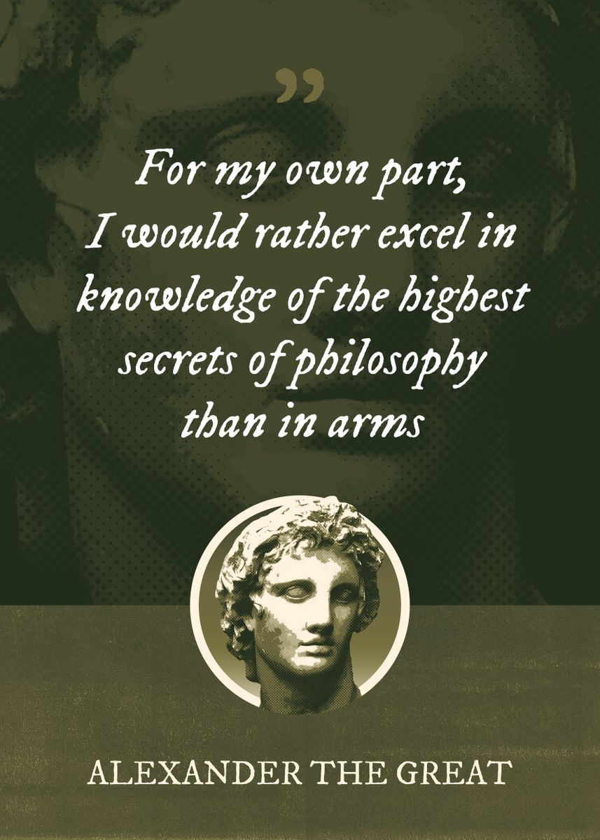 'For my own part I would ' Poster, picture, metal print, paint by ...