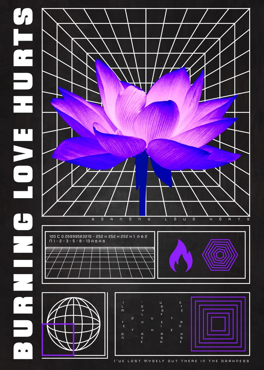 'Vaporwave Flower' Poster, picture, metal print, paint by StonerPlates ...