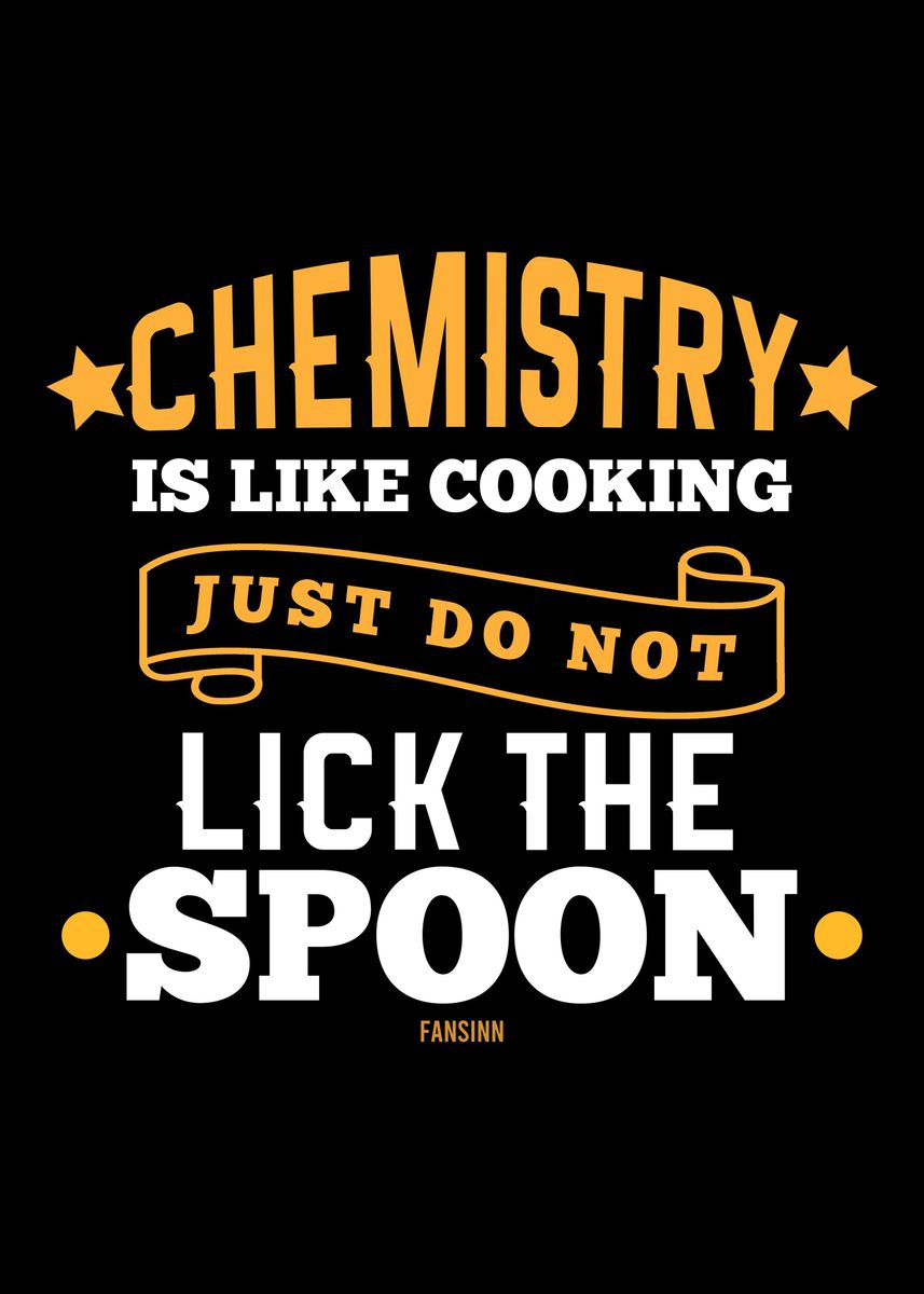 'Science Chemistry Cooking ' Poster, picture, metal print, paint by ...