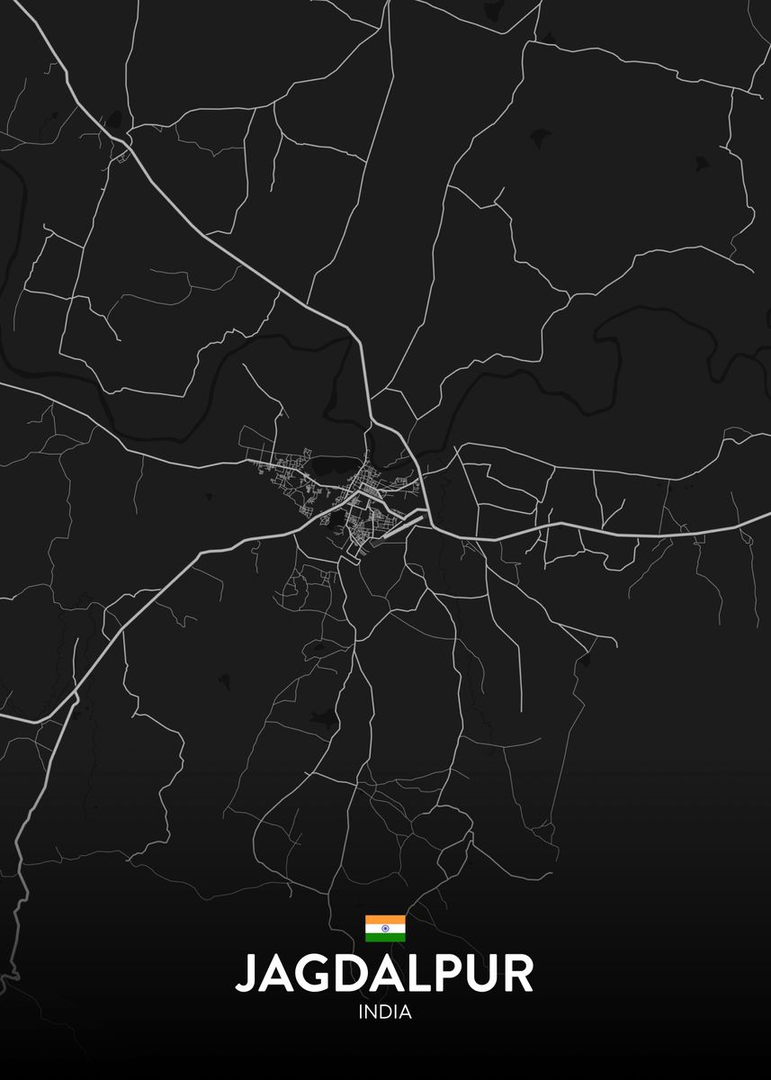 'Jagdalpur IN' Poster by IMR Designs | Displate