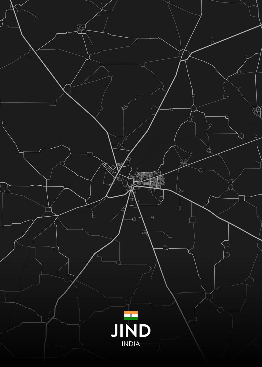 'Jind IN' Poster by IMR Designs | Displate