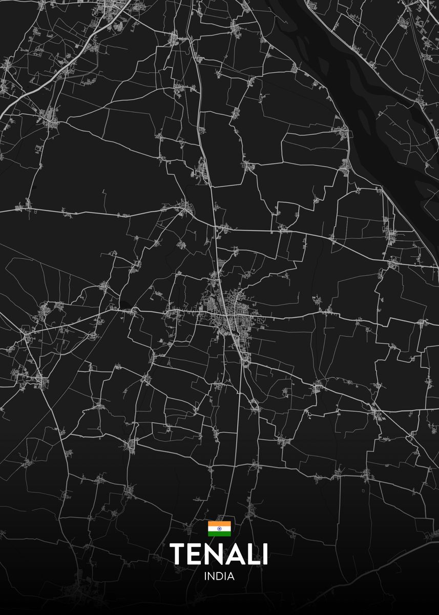 'Tenali IN' Poster, picture, metal print, paint by IMR Designs | Displate