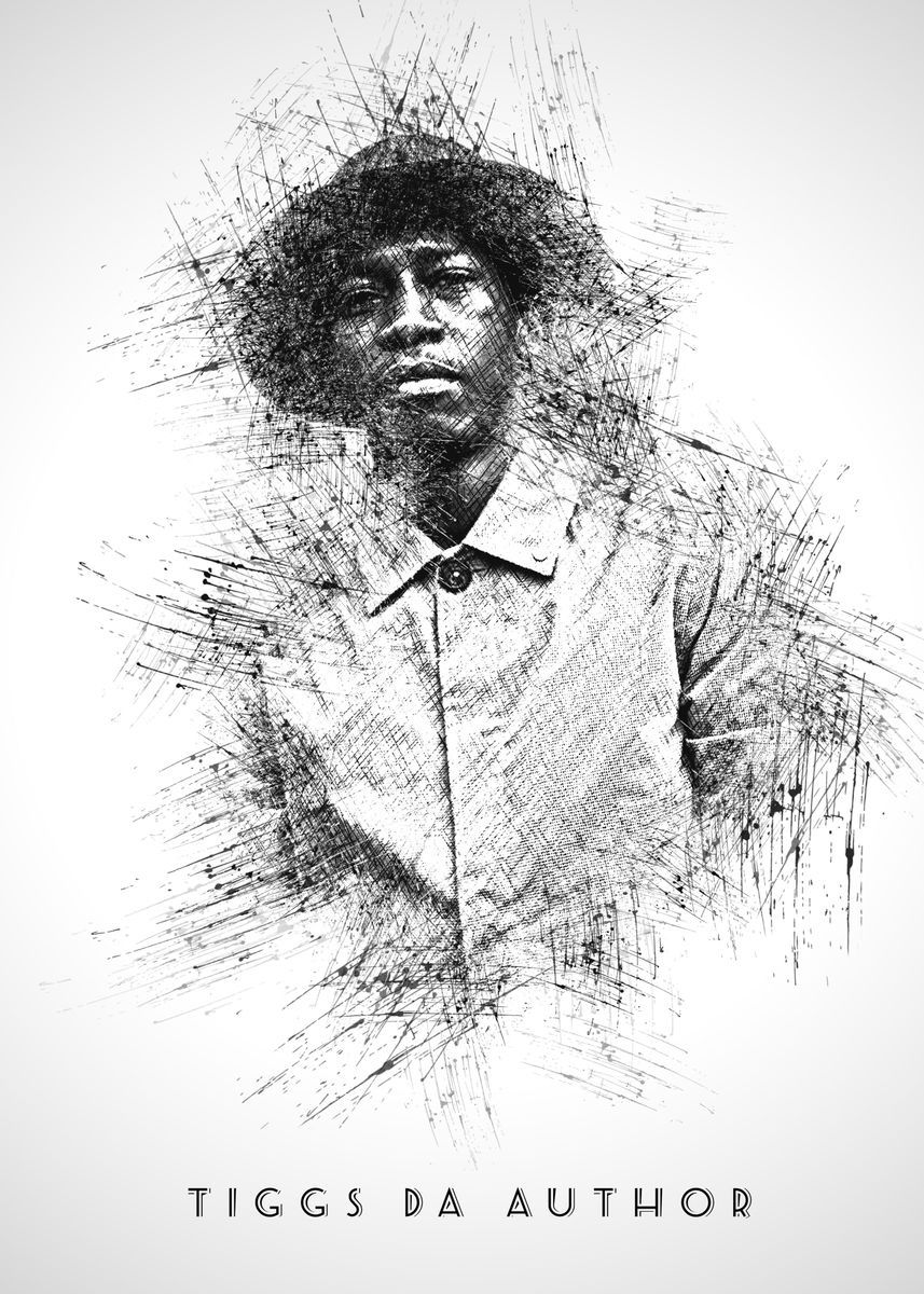 'Tiggs Da Author' Poster, picture, metal print, paint by Clay Williams ...