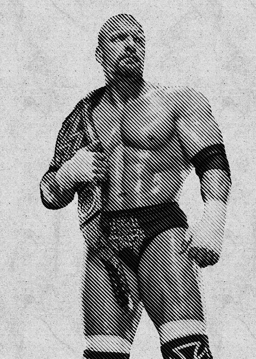 'Triple H' Poster, picture, metal print, paint by Trending Collections ...