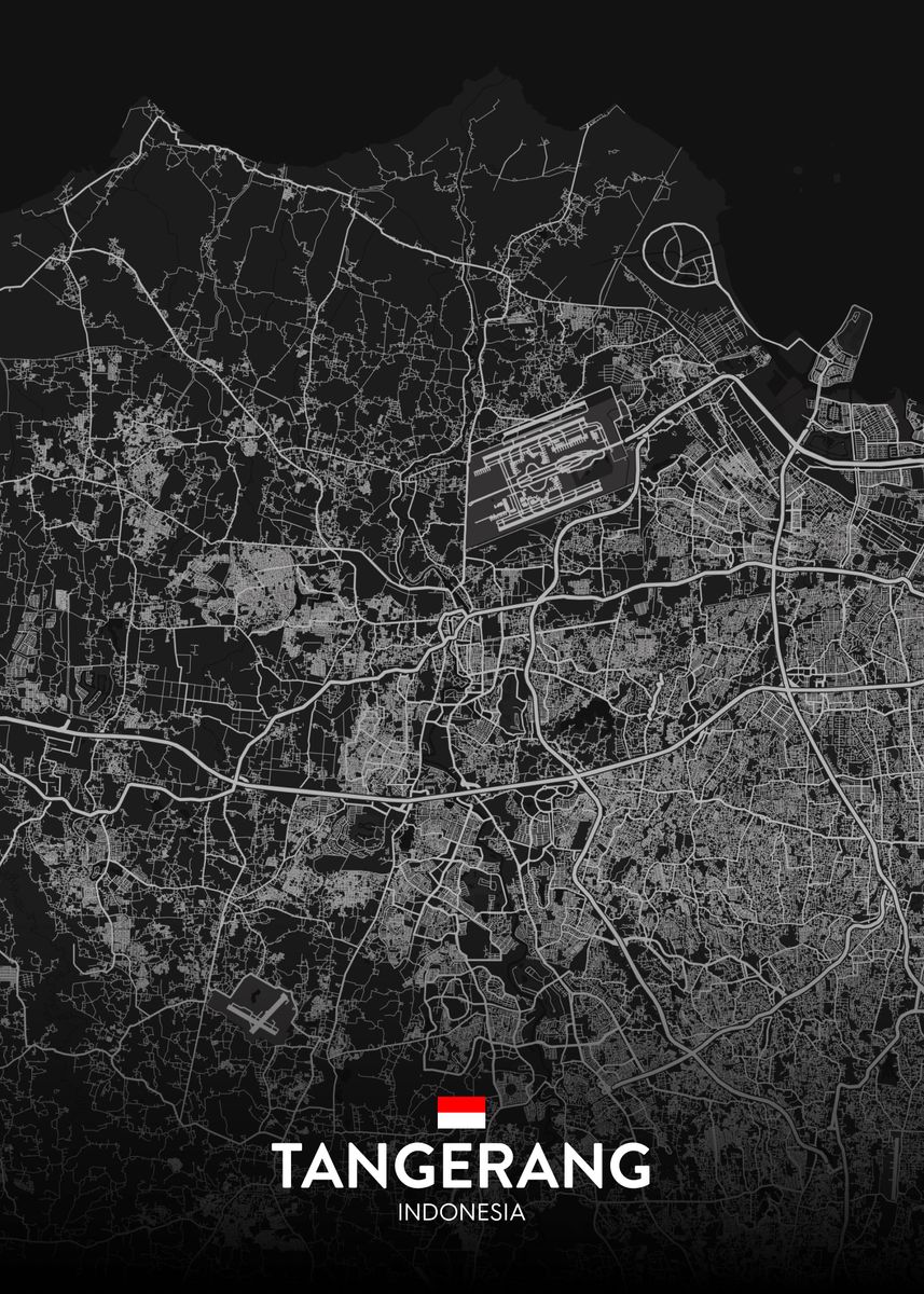 'Tangerang ID' Poster by IMR Designs | Displate