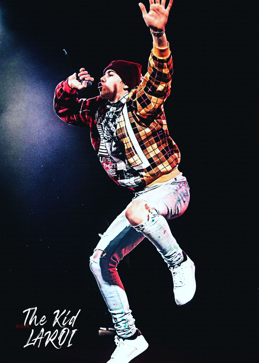 'the kid LAROI' Poster, picture, metal print, paint by Scott Kelly ...