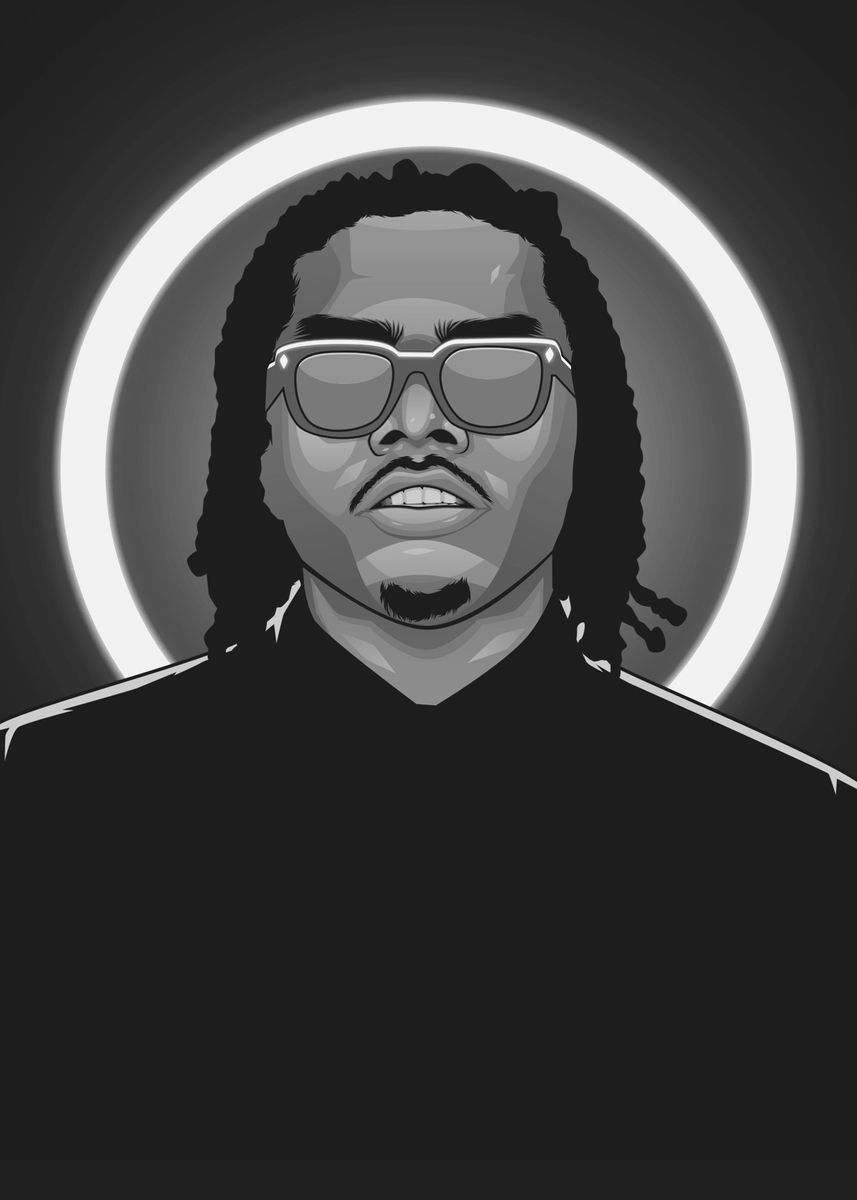 'Gunna Rapper' Poster, picture, metal print, paint by Colorize Studio ...