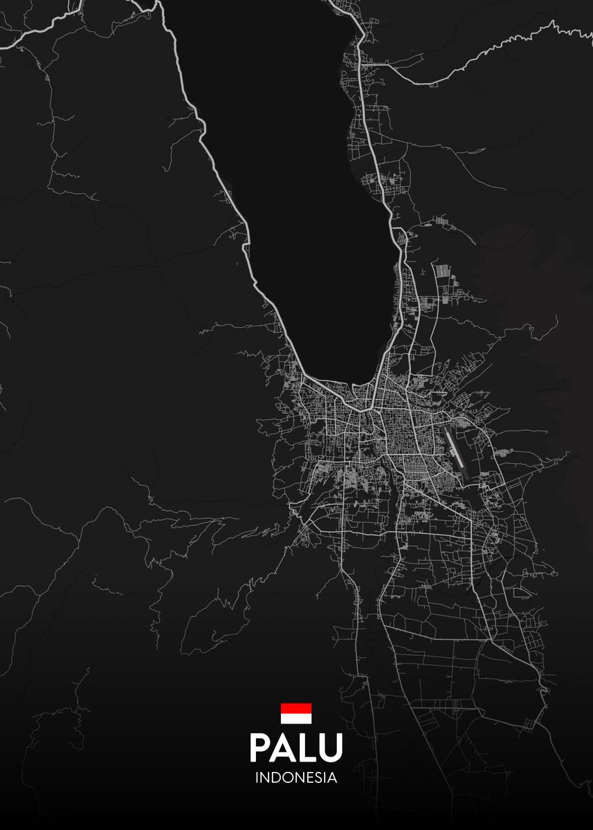 'Palu ID' Poster, picture, metal print, paint by IMR Designs | Displate