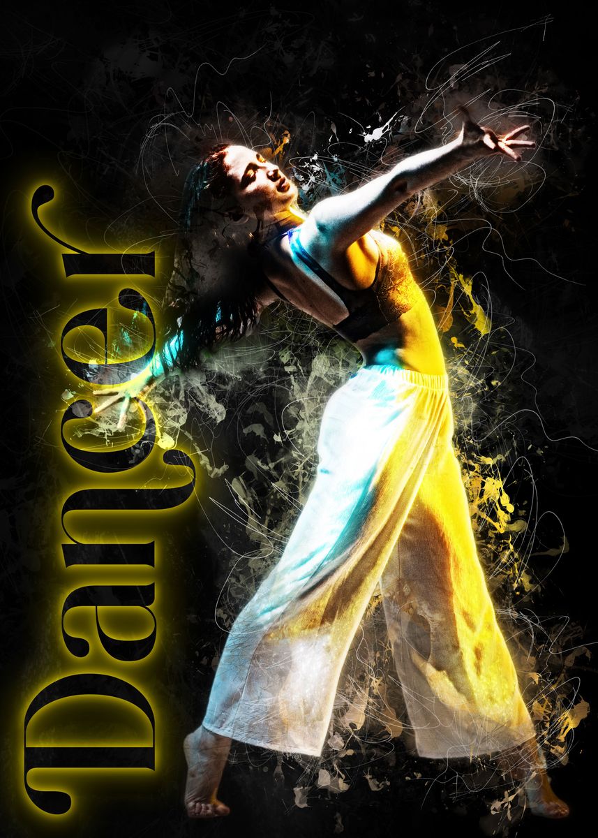 'Dancer 1' Poster, picture, metal print, paint by Petra Rommelfanger ...