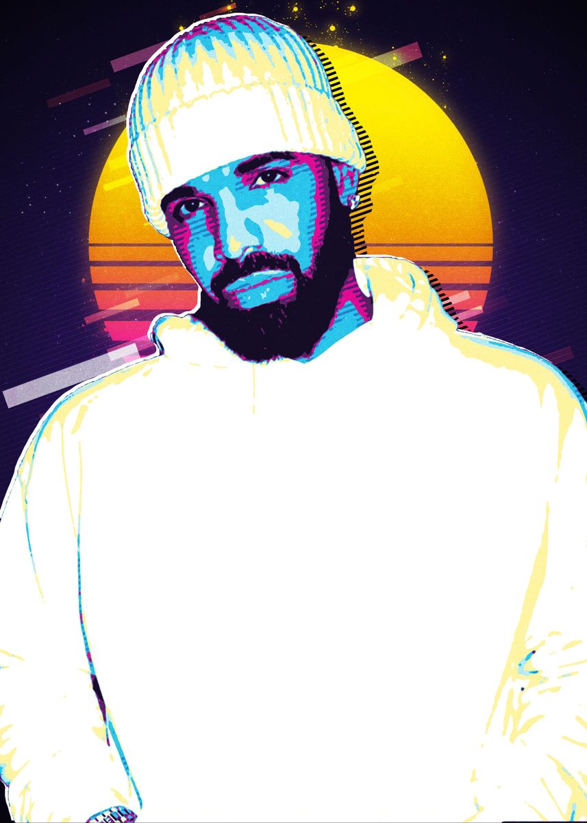 'Drake Rapper' Poster by chynna getty | Displate