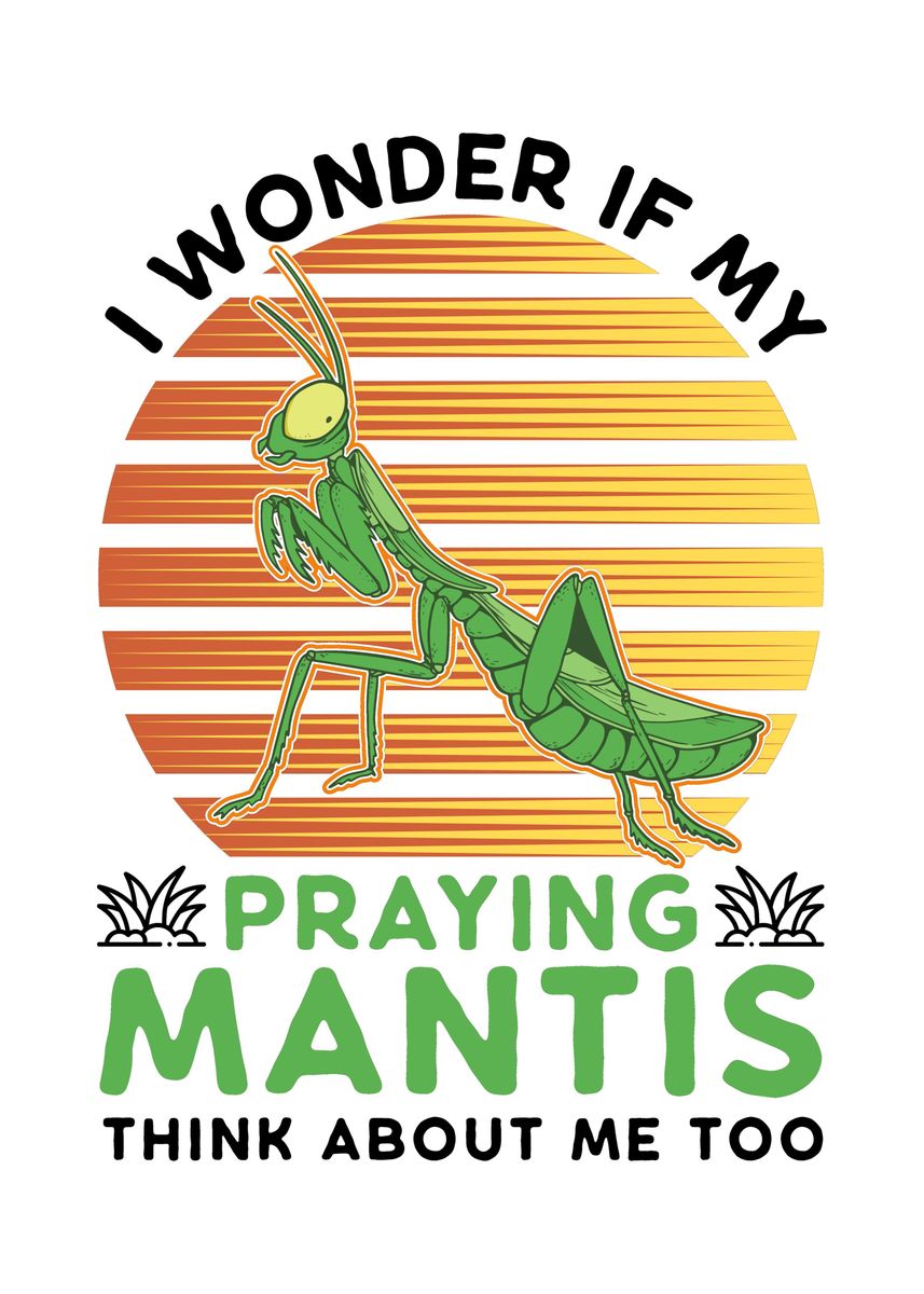 'Praying Mantis' Poster, picture, metal print, paint by FavoritePlates ...
