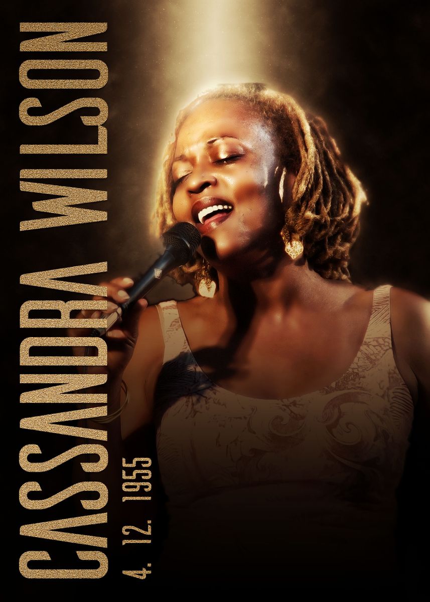 'Cassandra Wilson' Poster, picture, metal print, paint by Petra ...