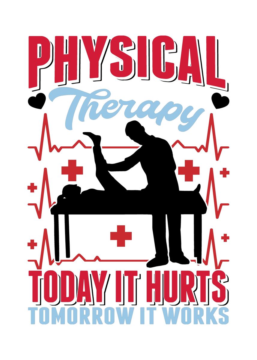 'Physical Therapy' Poster, picture, metal print, paint by ...