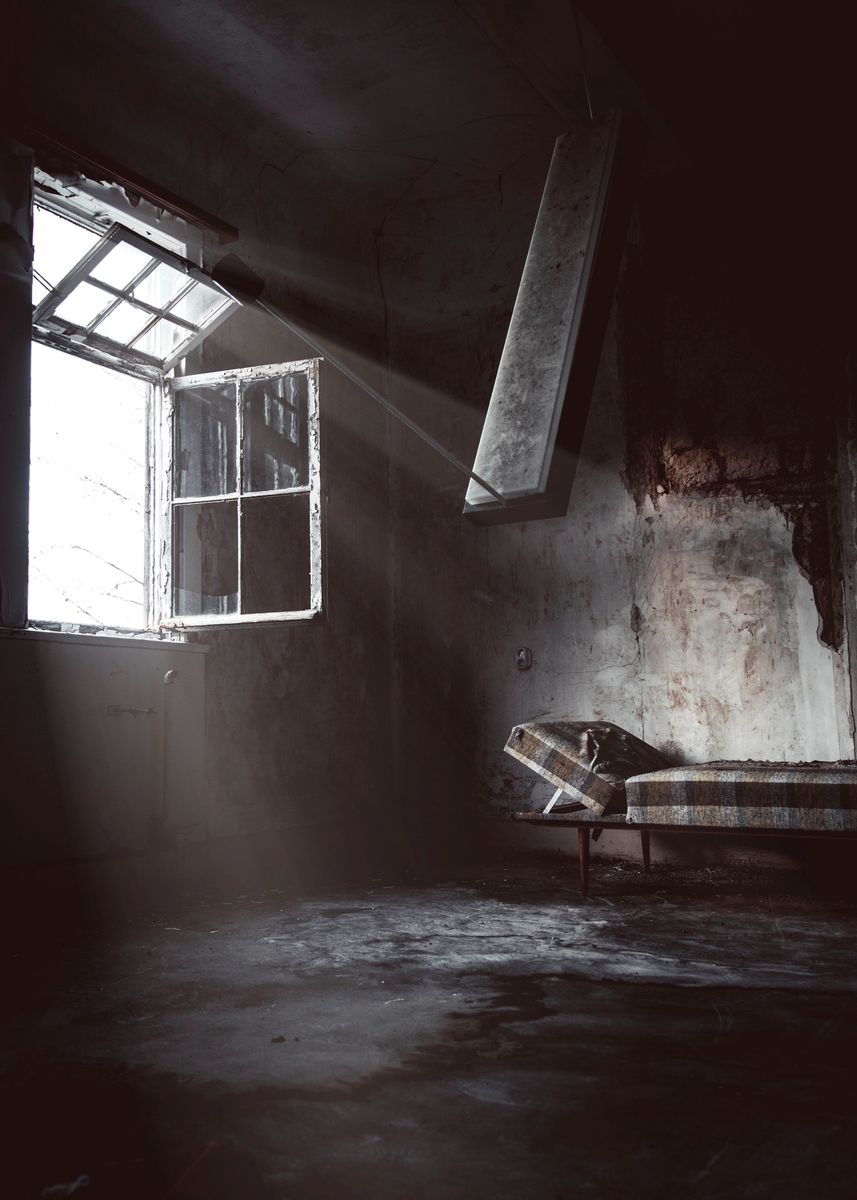 'Haunted room ' Poster, picture, metal print, paint by Stephen ...