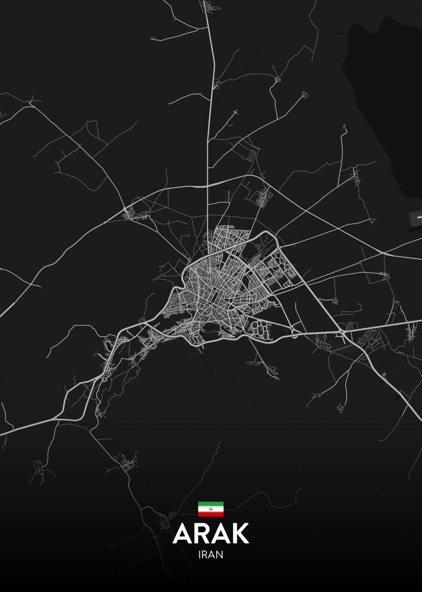 'Arak IR' Poster, picture, metal print, paint by IMR Designs | Displate