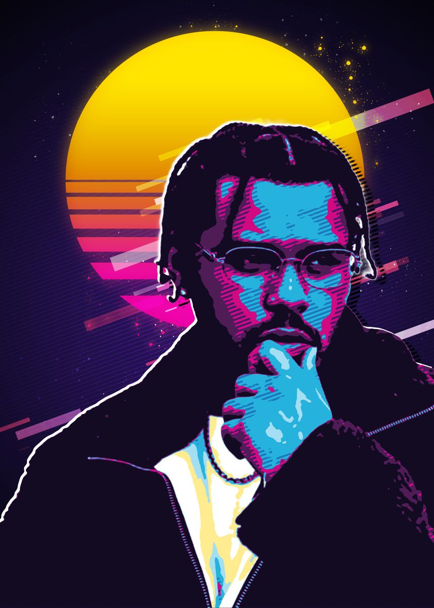 'The Weeknd' Poster, picture, metal print, paint by Trending Music ...