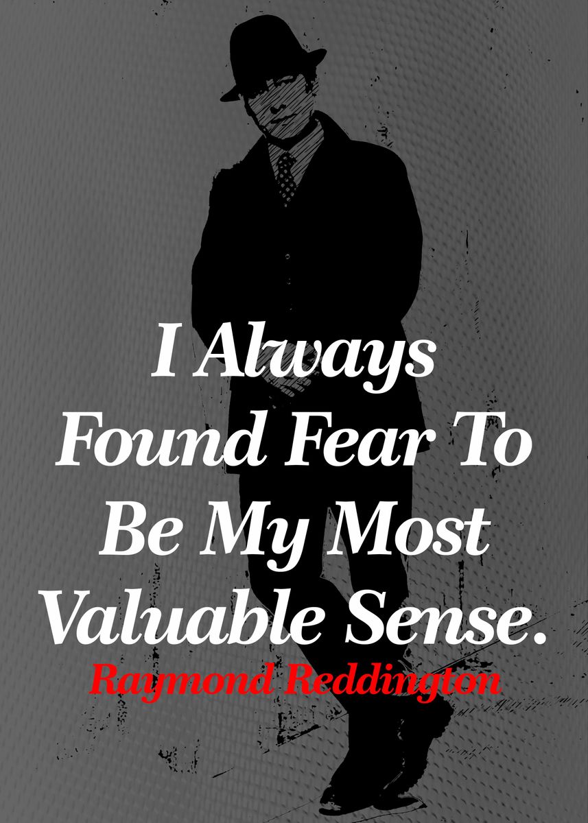 'Raymond Reddington Quotes' Poster, picture, metal print, paint by ...